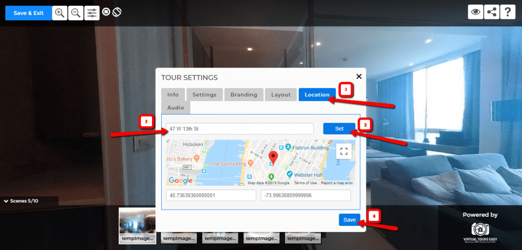 Tutorial: How to add a location to your tour? – VirtualTourEasy.com ...