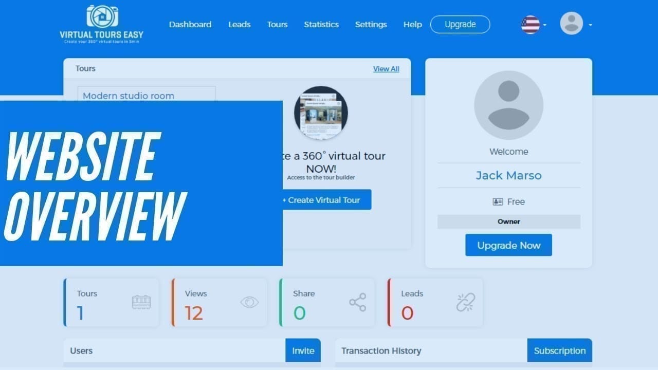 How To Make Your Own Virtual Tour Part 1: Virtual Tours Easy Overview ...